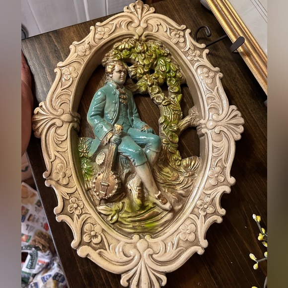 Vintage | Wall Decor | Vintage Chalkware Rococo Victorian Or Colonial ...